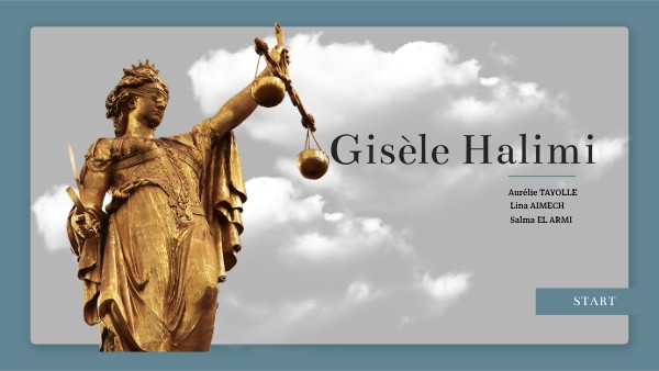 Exposé gisele halimi | Genially