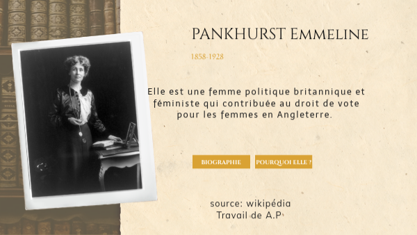 Emmeline PANKHURST | Genially
