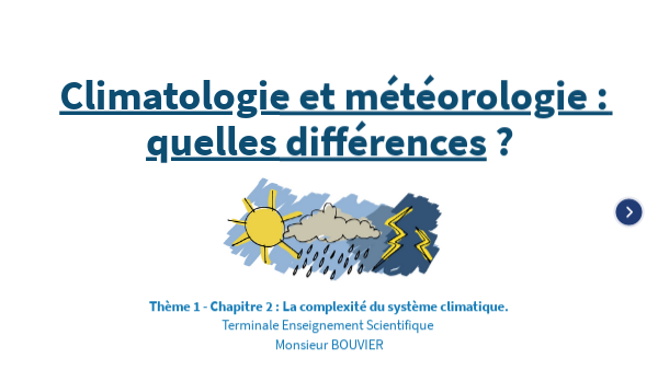 Climatologie et météorologie : quelles différences ? | Genially