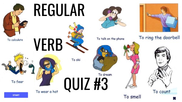 Regular verbs quiz #3 | Genially