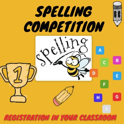 spelling bee poster | Genially
