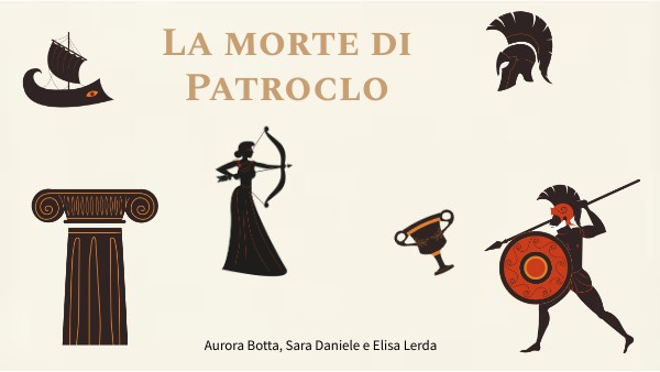 Presentazione sulla morte di Patroclo | Genially