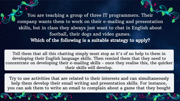 In-company Business English# Third Strategy | Genially