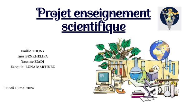 oral diapo projet scientifique