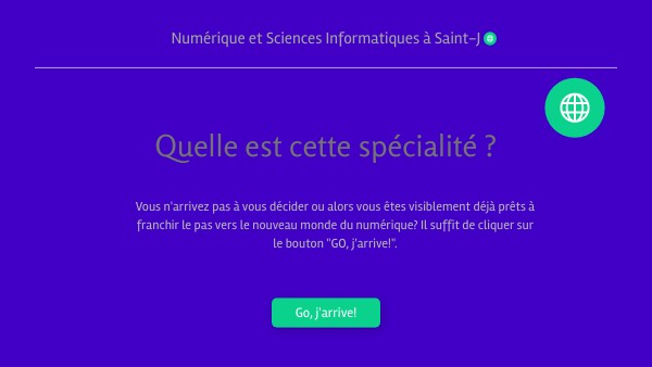 Présentation NSI Saint-Jo | Genially