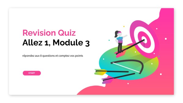 Allez1 module 3 recap | Genially