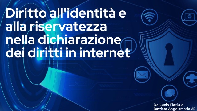 diritto all'identità e alla riservatezza in internet | Genially