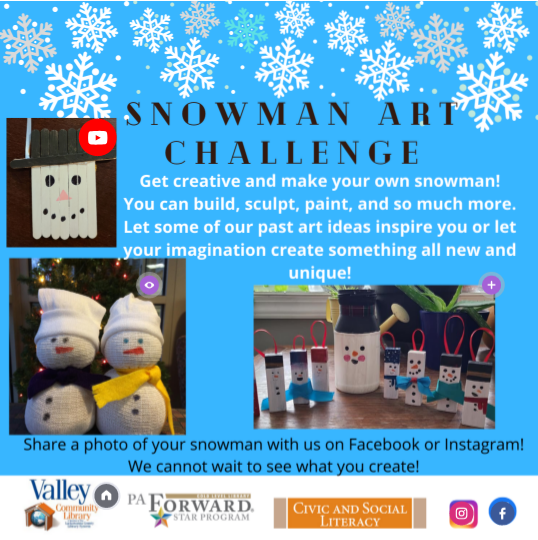Snowman Art Challenge