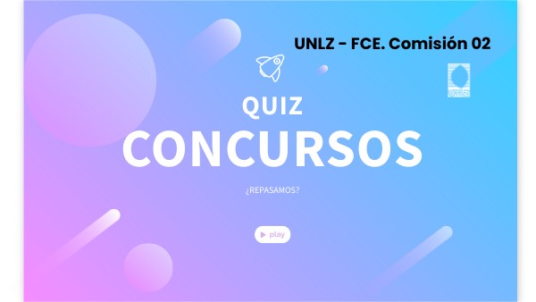 CONCURSOS - REPASO | Genially