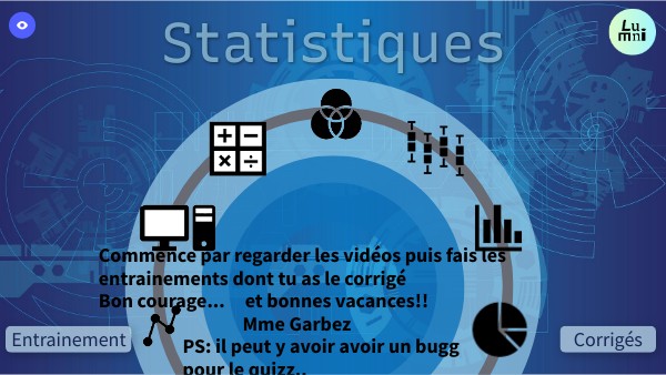Dossier Statistiques 3ème (23-24) | Genially