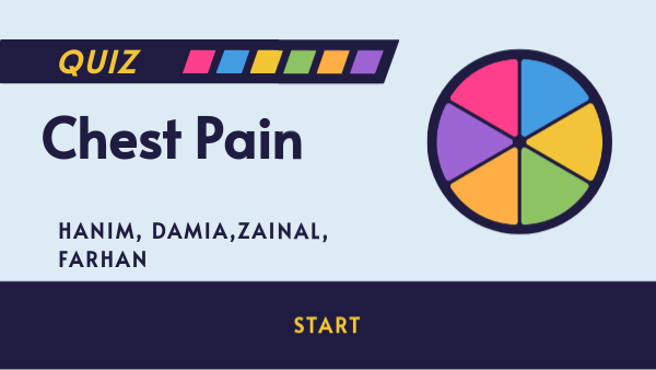 Quiz chest pain | Genially