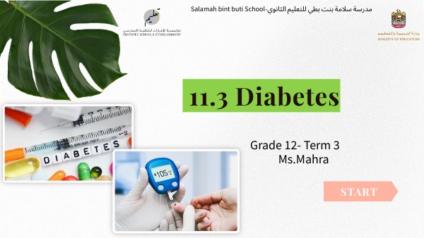 G12: 11.3 diabetes