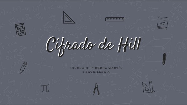 CIFRADO DE HILL