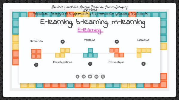e-learning, b-learning, m-learning