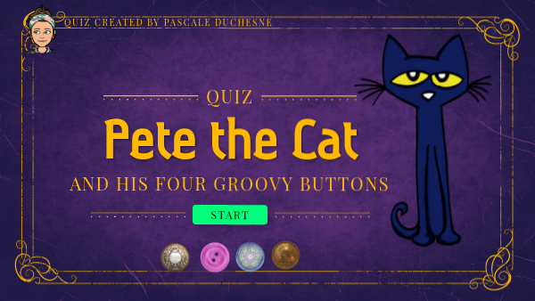 Pete the Cat and his four groovy buttons | Genially