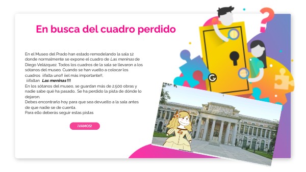 EN BUSCA DEL CUADRO PERDIDO | Genially