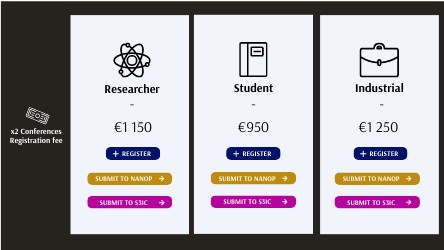 S3IC + NANOP Registration fees (S3IC site)