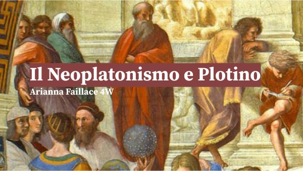 Plotino e il neoplatonismo