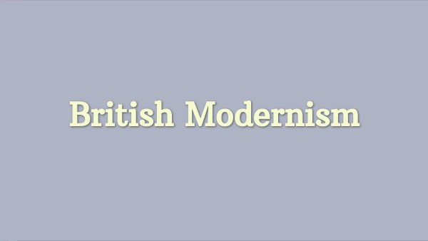 British modernism