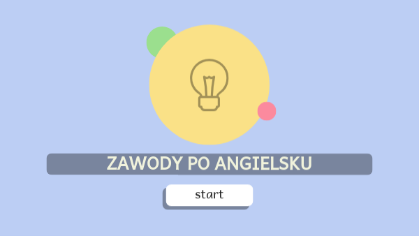 Zawody po angielsku - | Genially