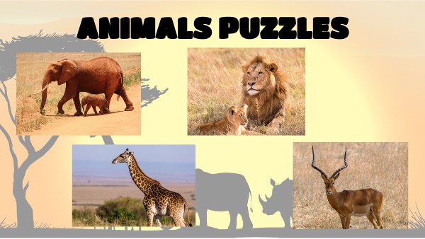 Animals puzzles | Genially