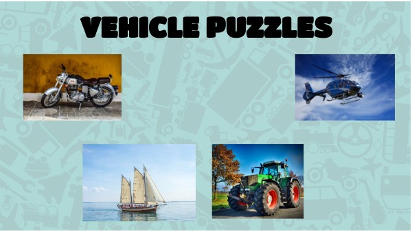 Vehicles Puzzle