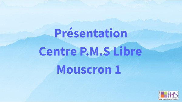 Présentation PMS parents | Genially