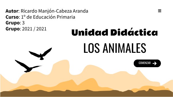 Presentación Unidad Didáctica: LOS ANIMALES | Genially