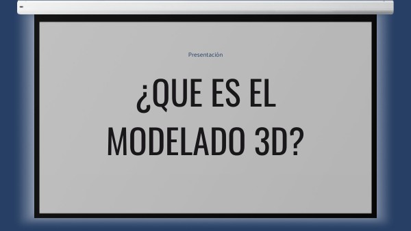 Modelado 3D
