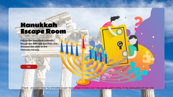 Hannuka Escape room | Genially