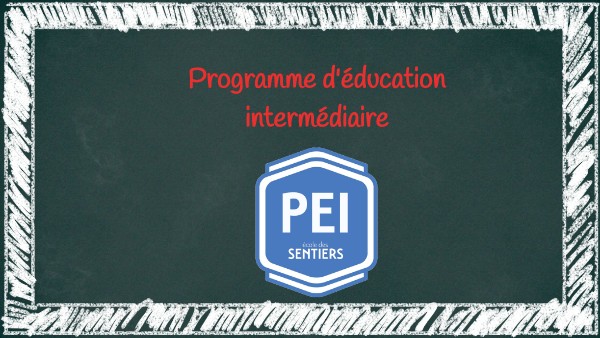 PEI École des Sentiers | Genially