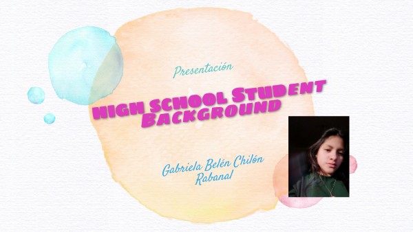 high school Student Background