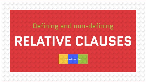 Relative clauses | Genially