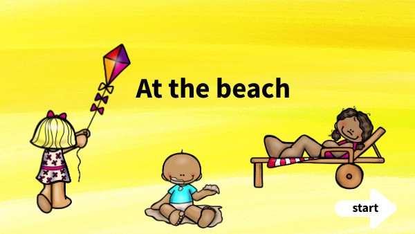 At the beach | Genially