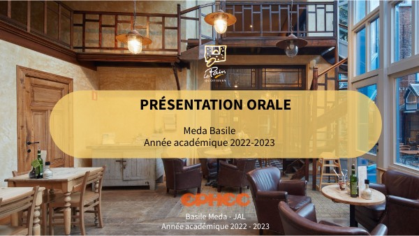 Présentation TFE Basile Meda | Genially