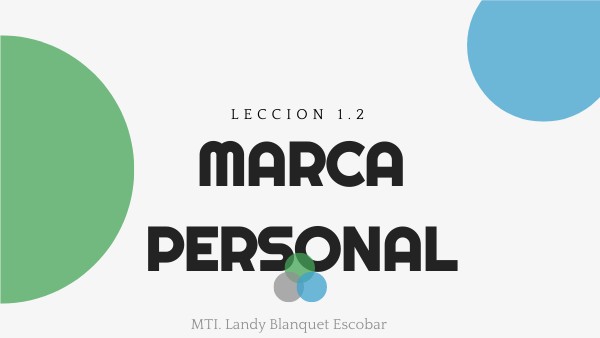 1.2 Marca personal | Genially