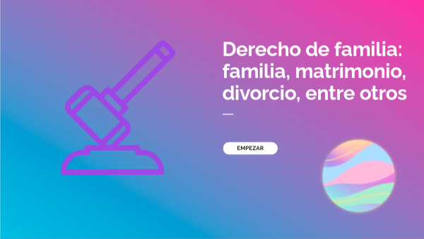 El derecho familiar | Genially