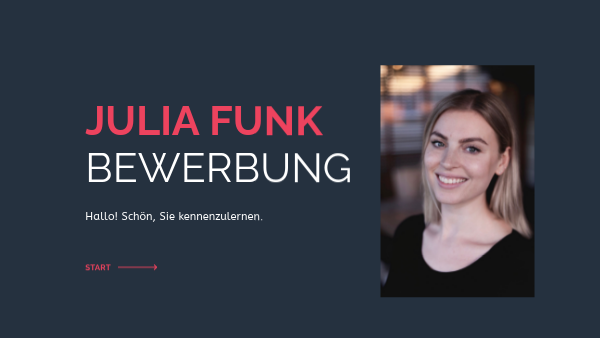 Julia Funk Bewerbung | Genially