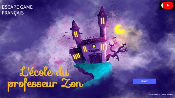 L'école du professeur Zon - Escape Game | Genially