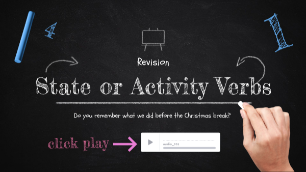 State or Activity Verbs | Genially