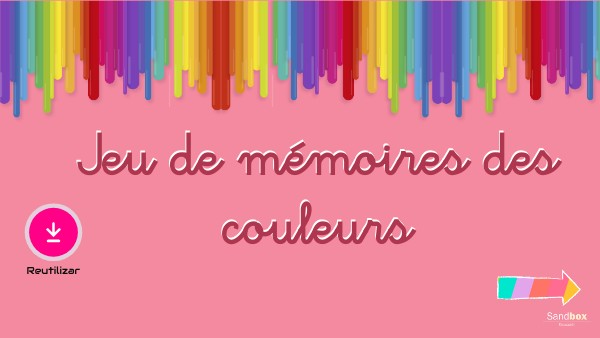 Jeu de mémoire des couleurs