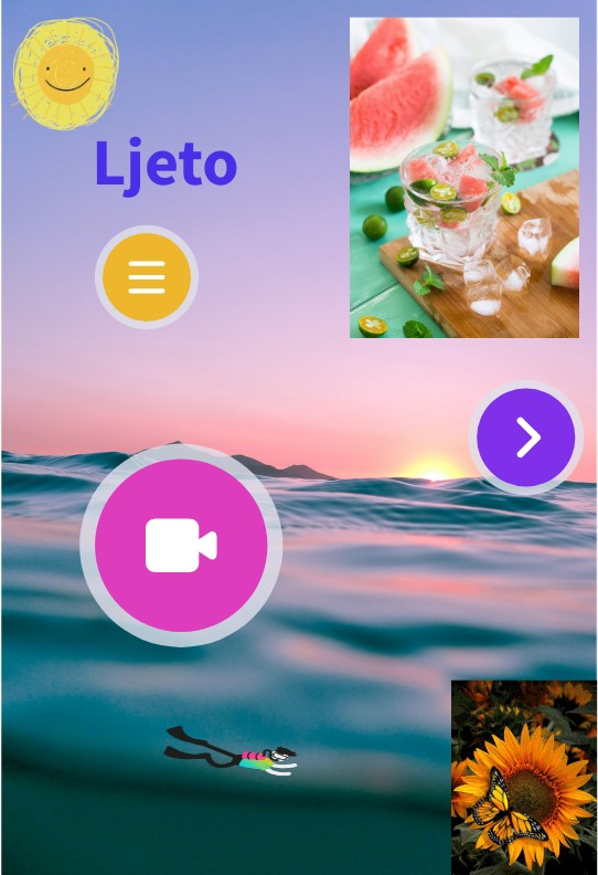 Ivanina ljetna interaktivna slika