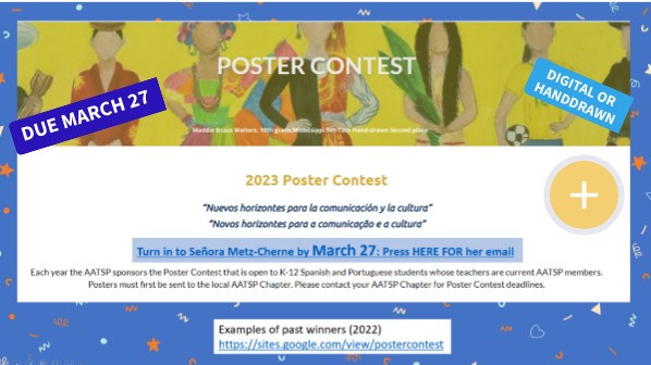 2023 AATSP poster contest info