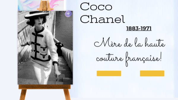 Coco Chanel C.M | Genially