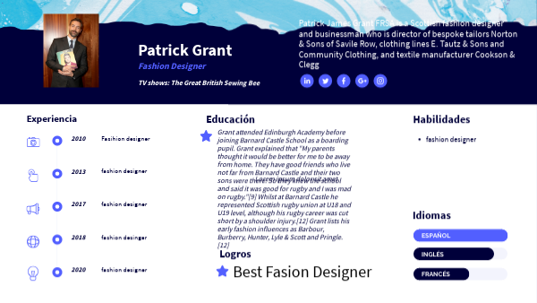 Genially Patrick Grant