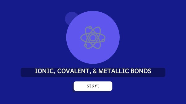 Chemical Bonds Activity