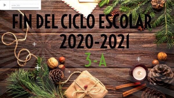 FIN DEL CICLO ESCOLAR