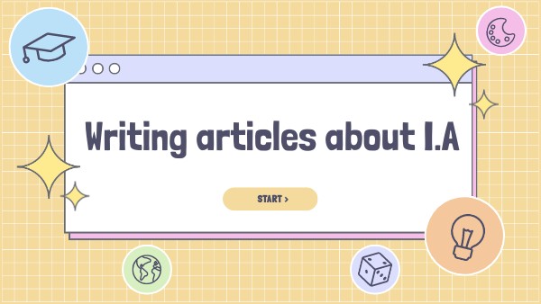 WRITING ARTICLES ABOUT IA