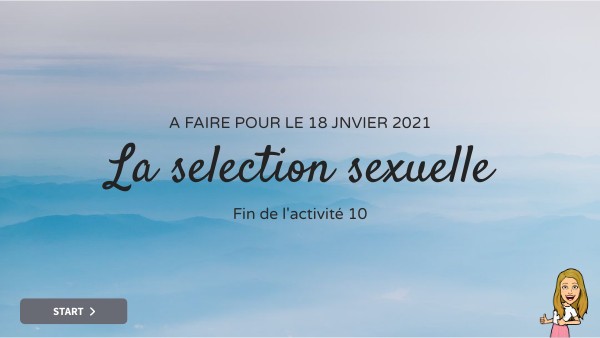 Sélection sexuelle 2nde