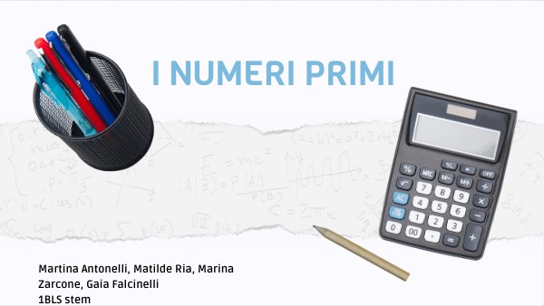 I NUMERI PRIMI | Genially